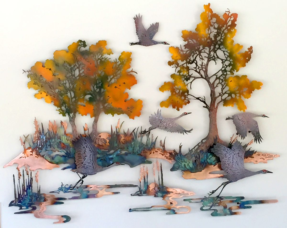 Three Dimensional Wall Art | Steel Reflections - Metal Wall Art